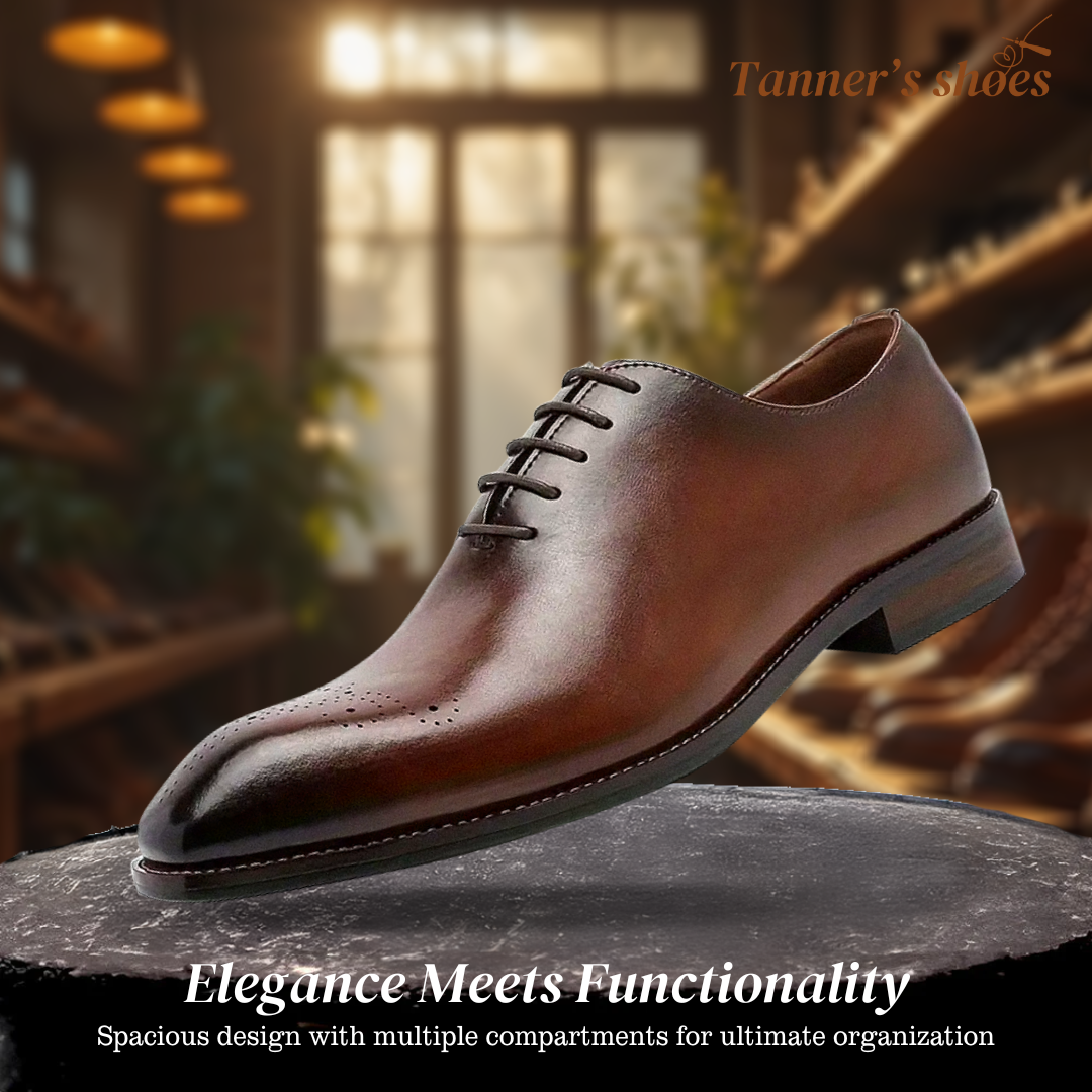 Ashton | Cow Leather Upper Plain Toe Oxford Shoes – Tanner Shoes