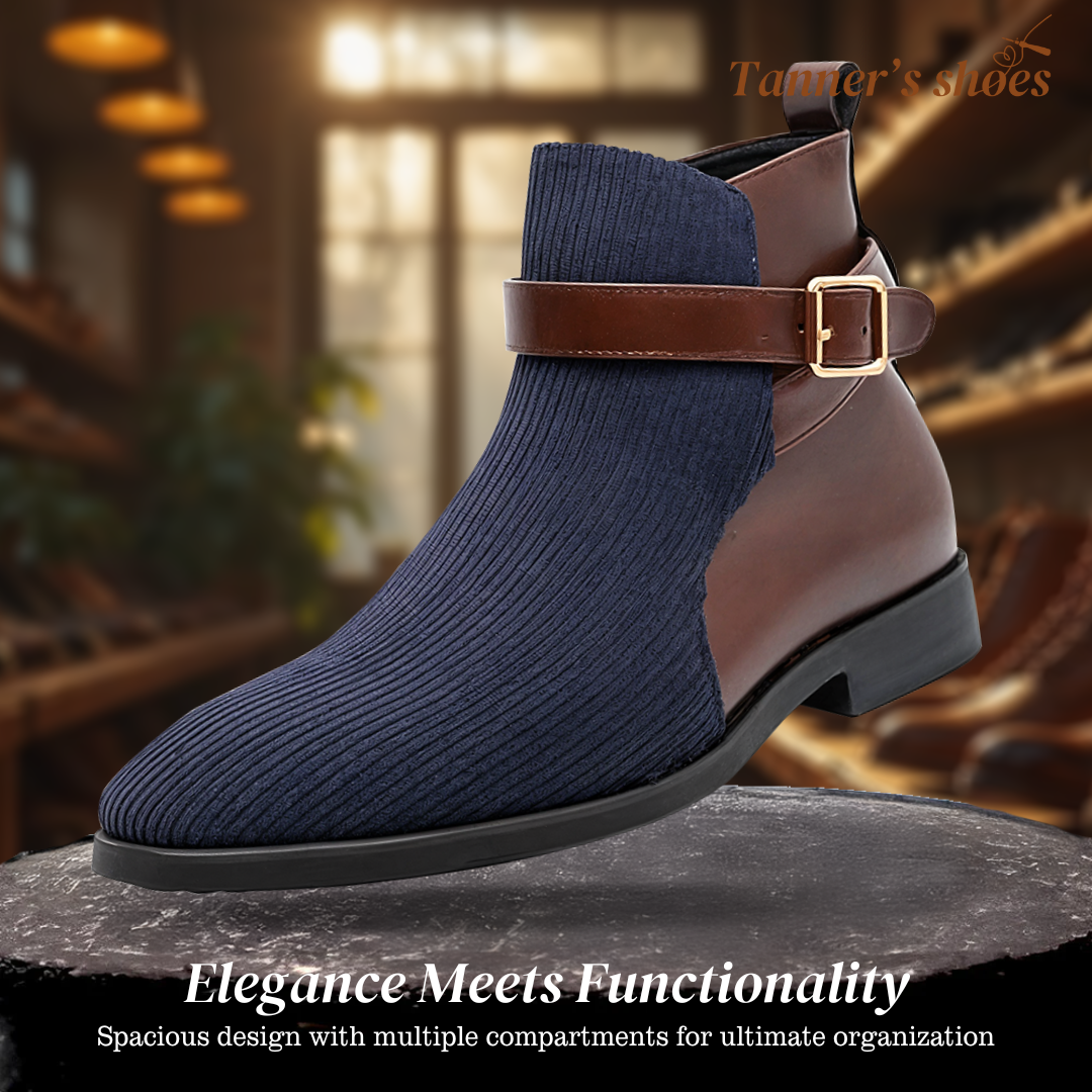 Sander | Vintage Color Block with Buckle Straps – Tanner Shoes