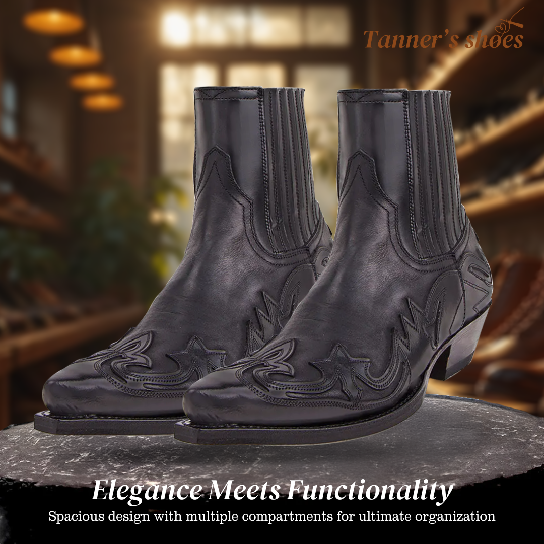 Brian | Classic Low Cut Cowboy Boots – Tanner Shoes